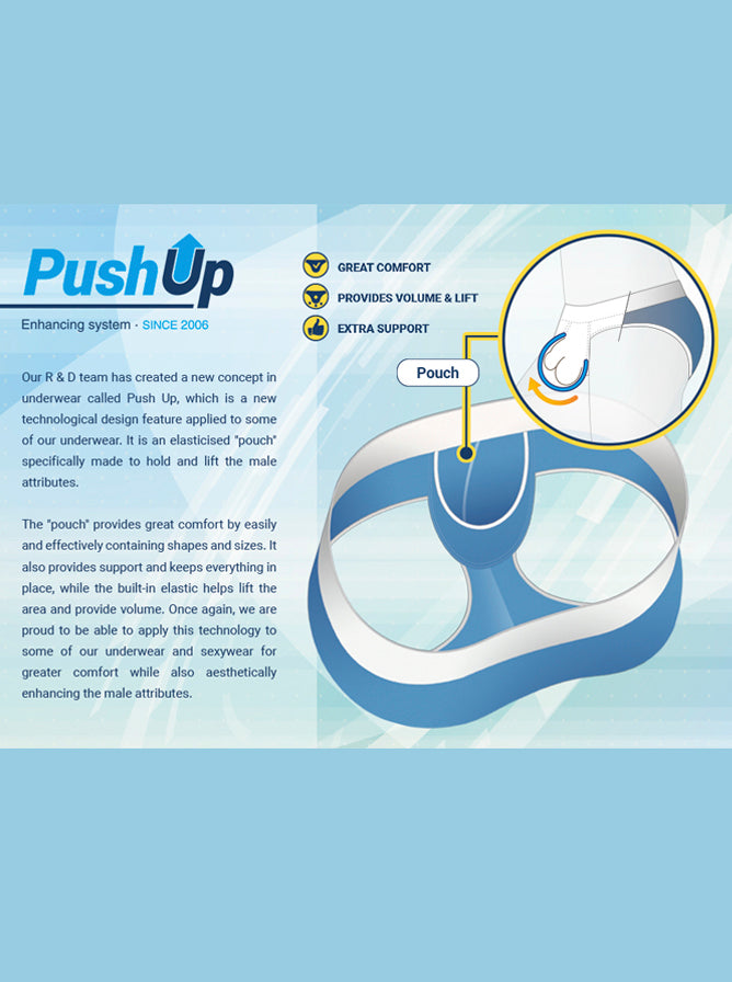 Addicted 3 Pack Mesh Bikini Push Up BlackNavyWhite – InUndies